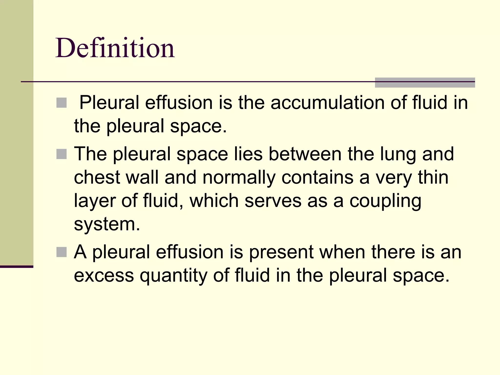 Approach to pleural effusion | PPSX