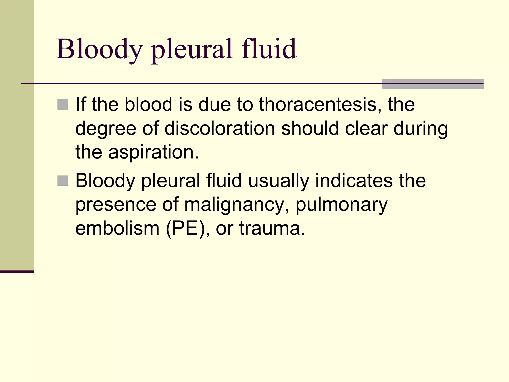 Approach to pleural effusion | PPSX