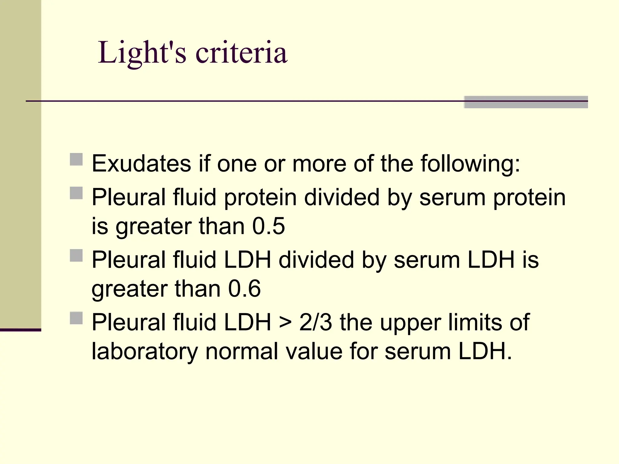 approach to pleural effusion: clinical presentation, diagnosis, and ...