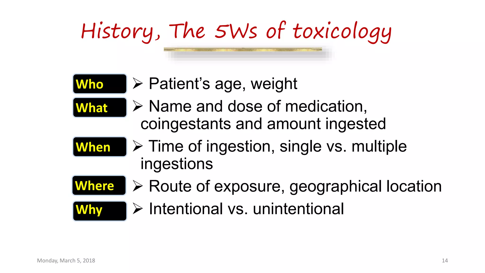 Approach to poisoning. famco | PPTX