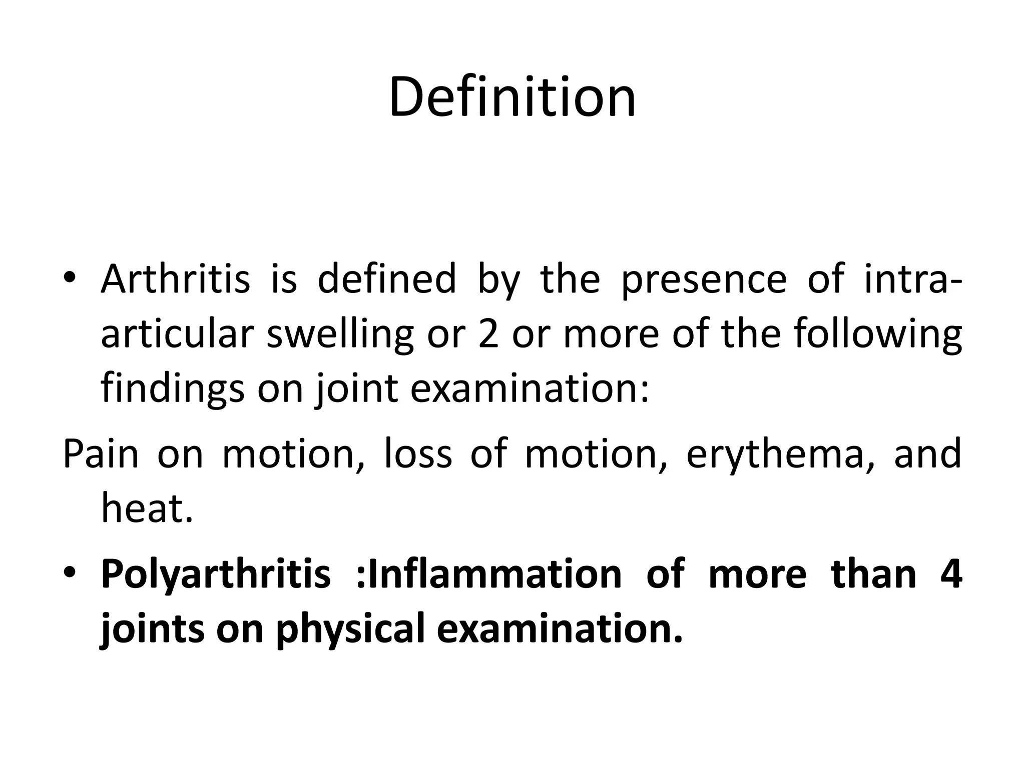 Approach to polyarthritis in children | PPTX