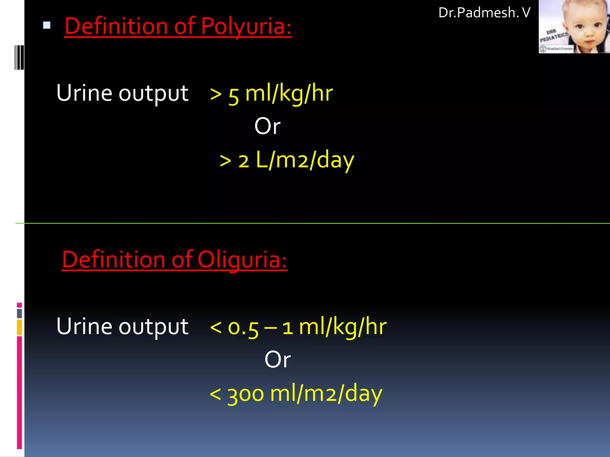 Approach to Polyuria in Children... Dr.Padmesh | PPTX