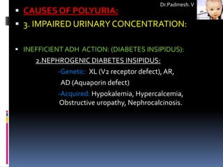 Approach to Polyuria in Children... Dr.Padmesh | PPTX