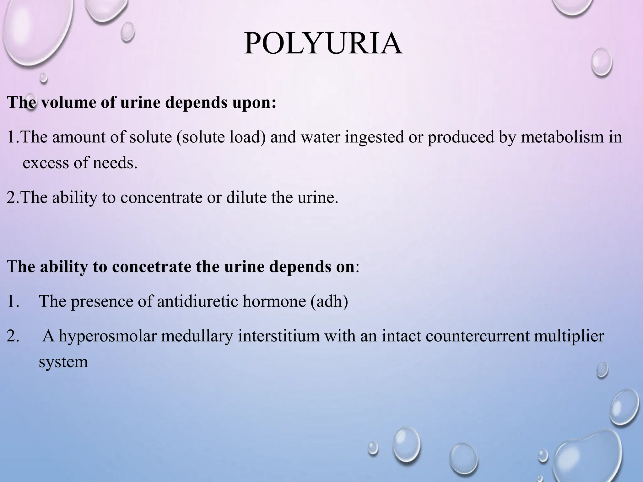 APPROACH TO POLYURIA AND POLYDIPSIA in children | PPTX
