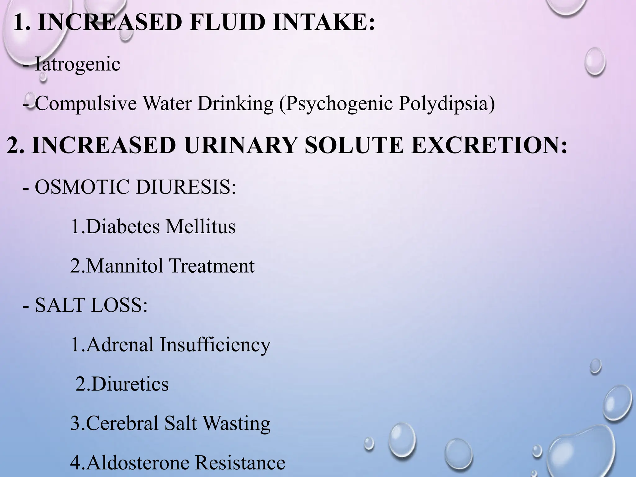 APPROACH TO POLYURIA AND POLYDIPSIA in children | PPTX
