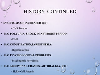 APPROACH TO POLYURIA AND POLYDIPSIA in children | PPTX