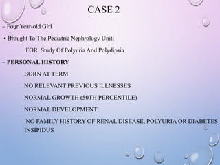APPROACH TO POLYURIA AND POLYDIPSIA in children | PPTX