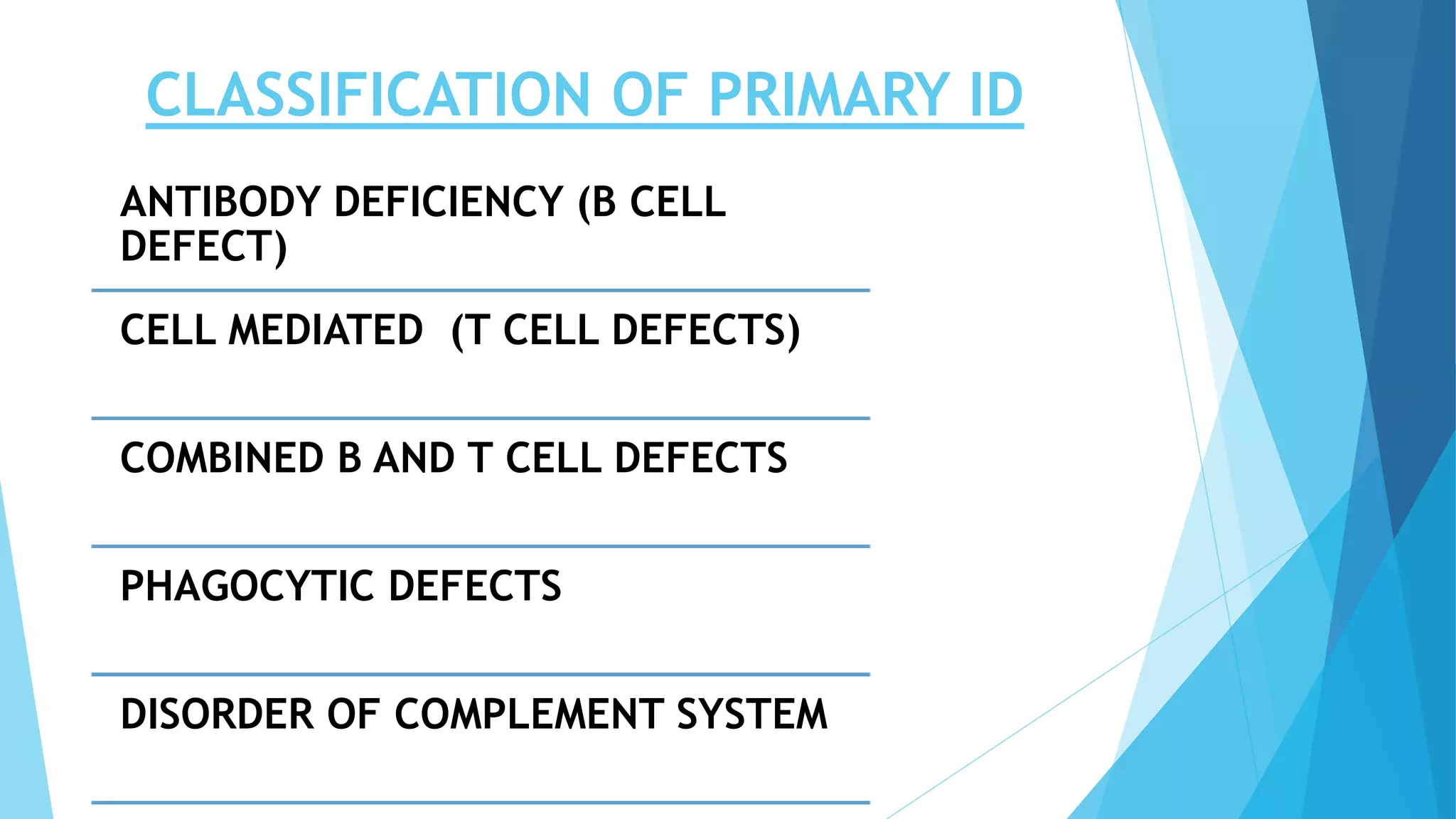 Approach to primary immunodeficiency | PPTX