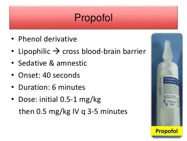 Propofol Sedation