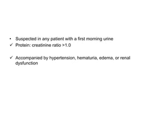 Approach to proteinuria in Children | PPT