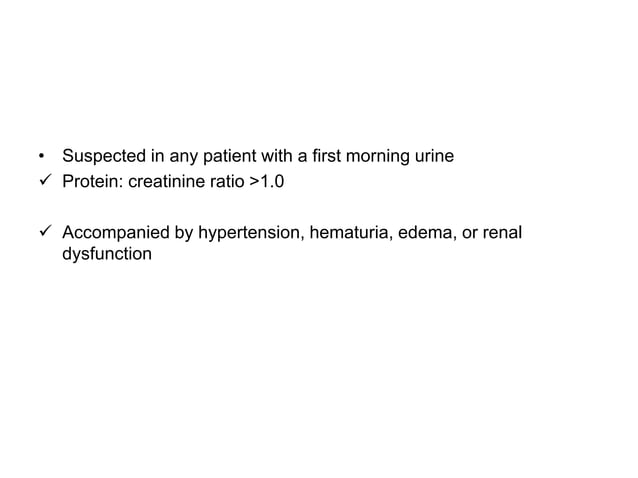 Approach to proteinuria in Children | PPT | Medical Health