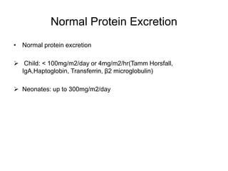 Approach to proteinuria in Children | PPT