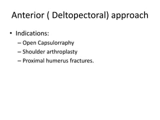 Approach to proximal arm | PPTX