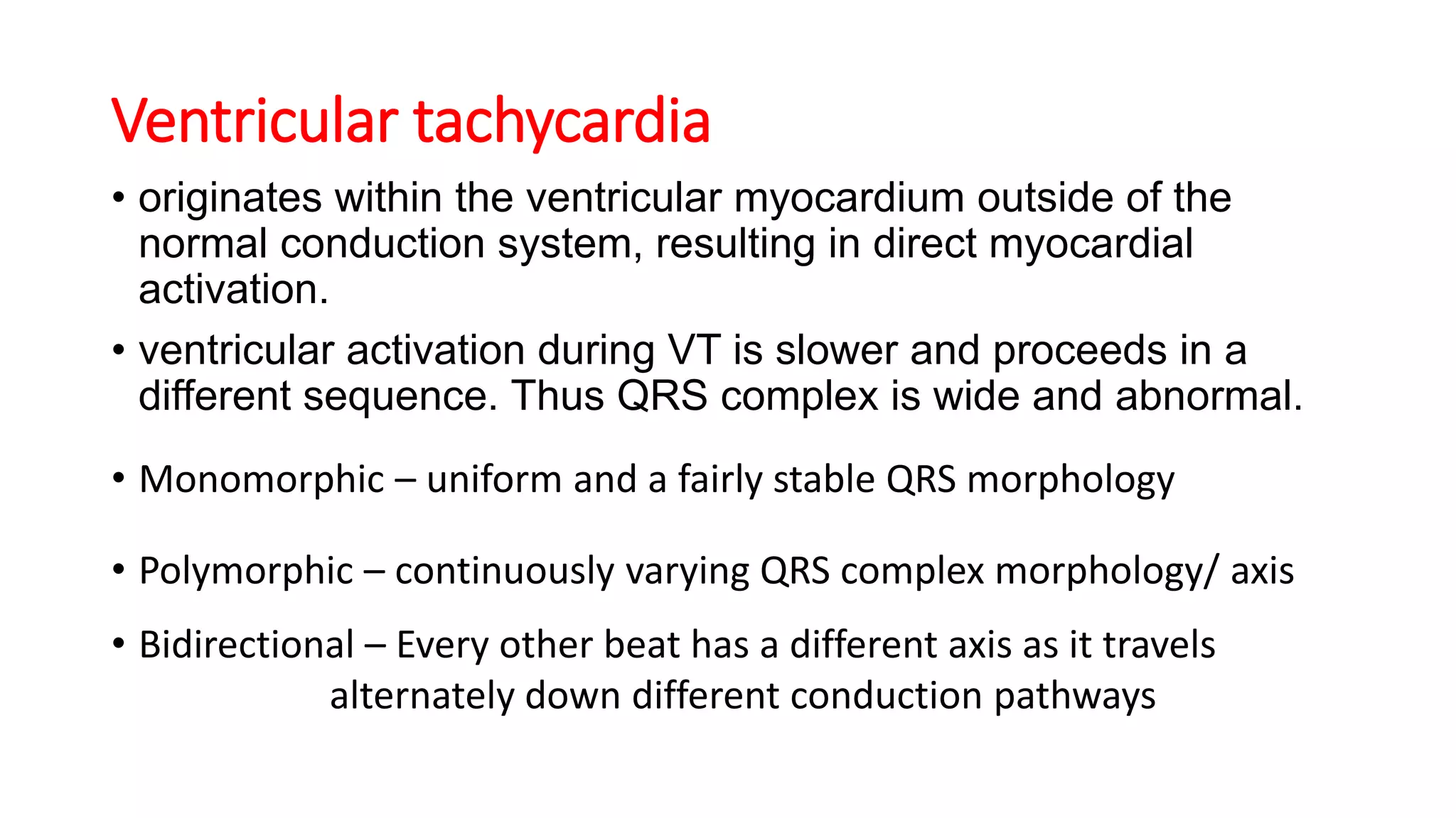 Approach to qrs wide complex tachycardias copy | PPTX | Heart and ...