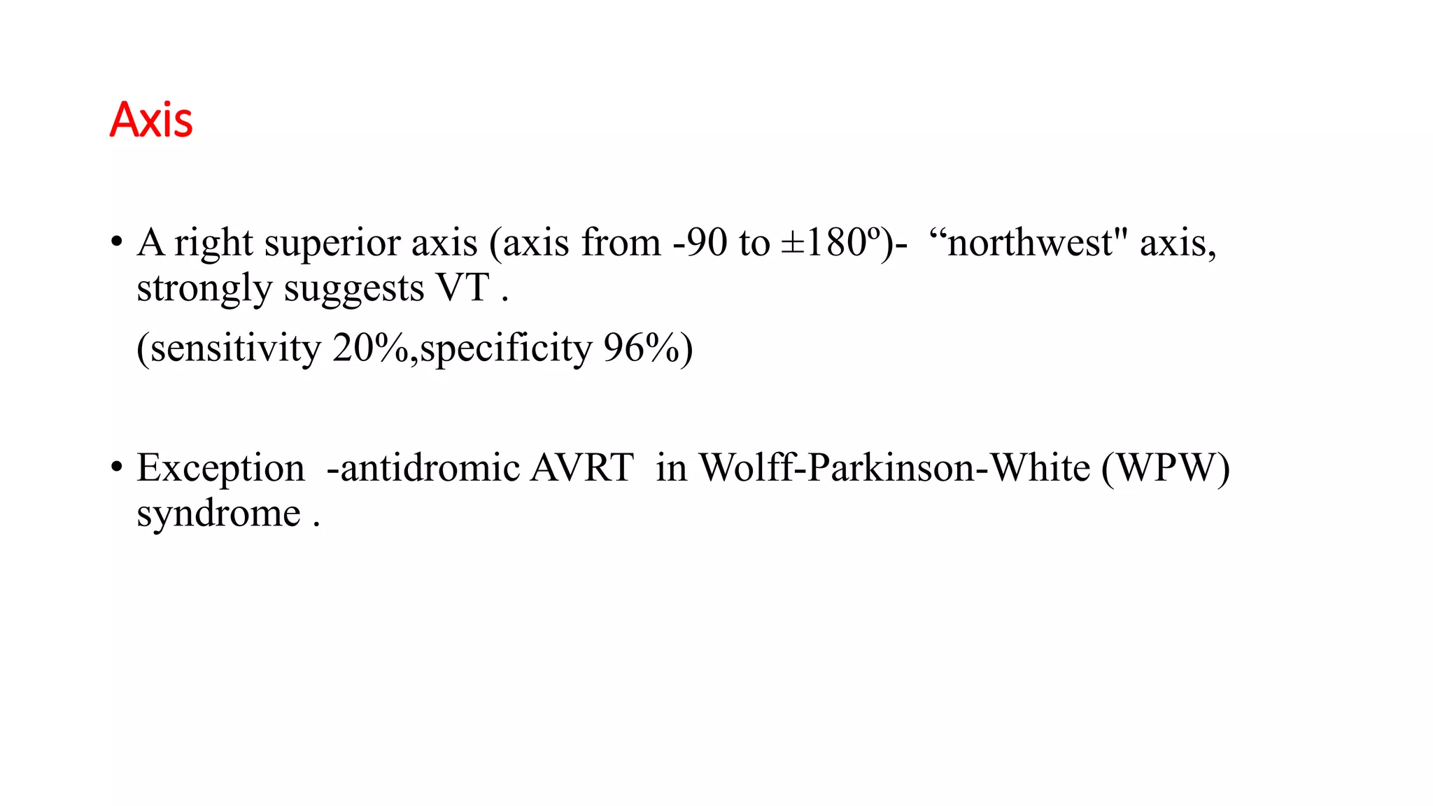 Approach to qrs wide complex tachycardias copy | PPTX | Heart and ...