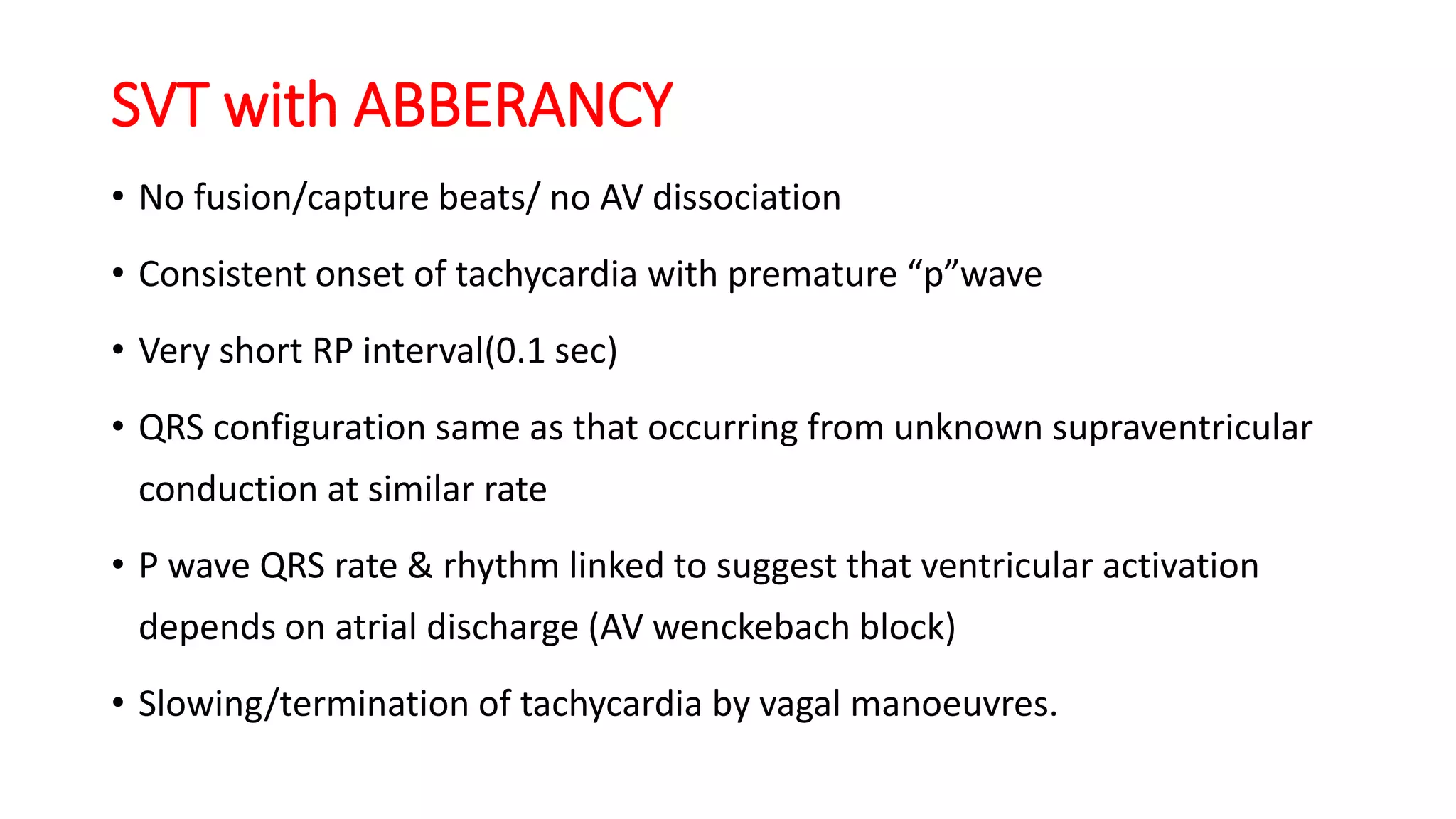 Approach to qrs wide complex tachycardias copy | PPTX | Heart and ...