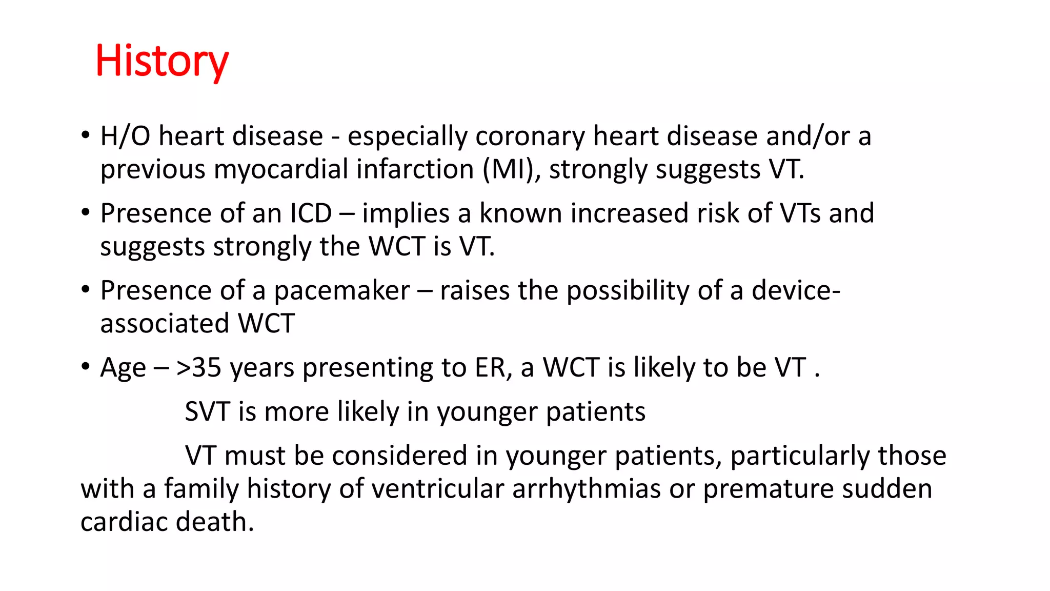 Approach to qrs wide complex tachycardias copy | PPTX | Heart and ...