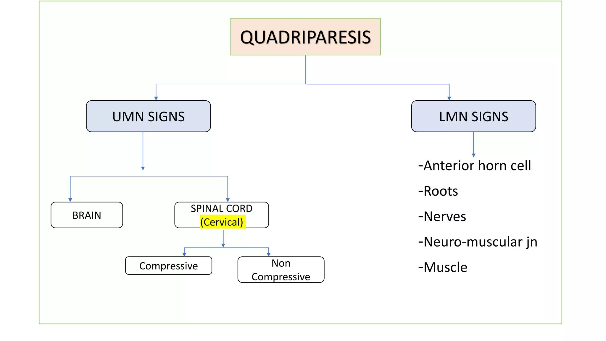 Approach to quadriparesis | PPTX