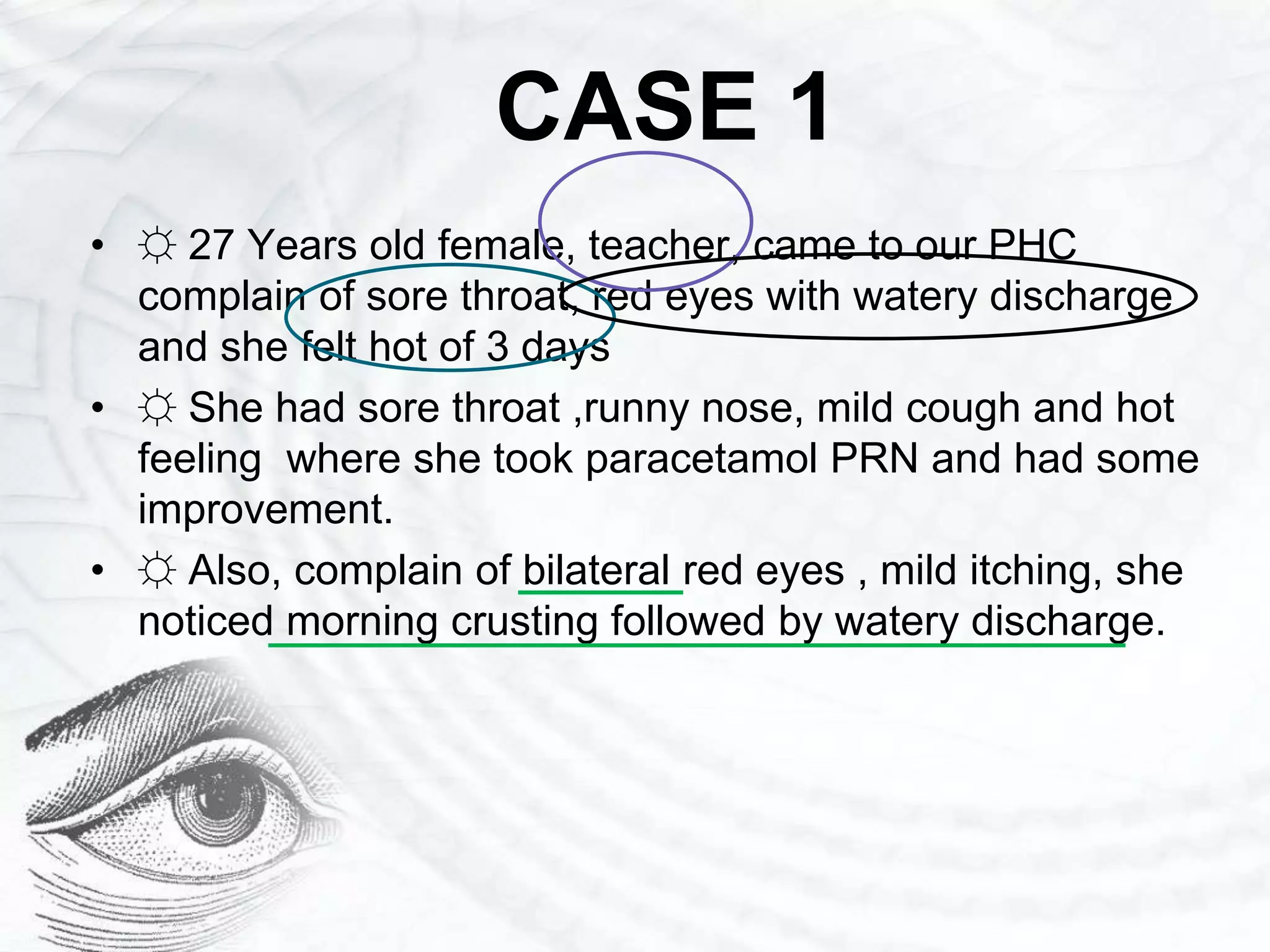 Approach to red eye | PPTX