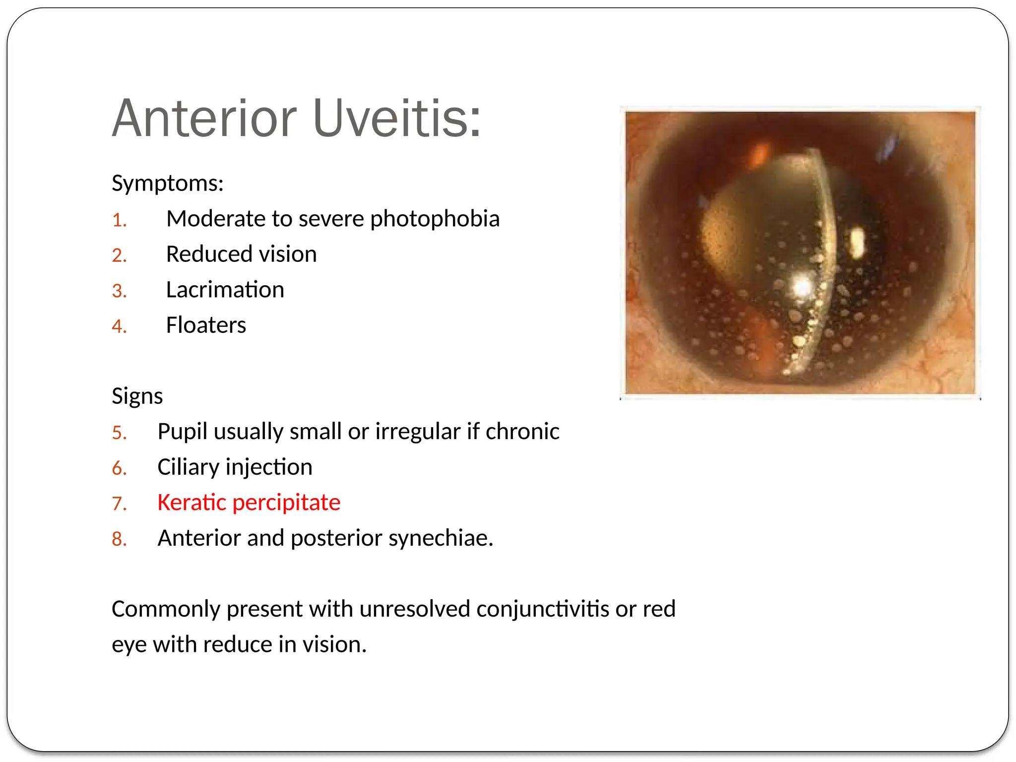 Approach to RED EYE and eye diseases pptx | PPTX