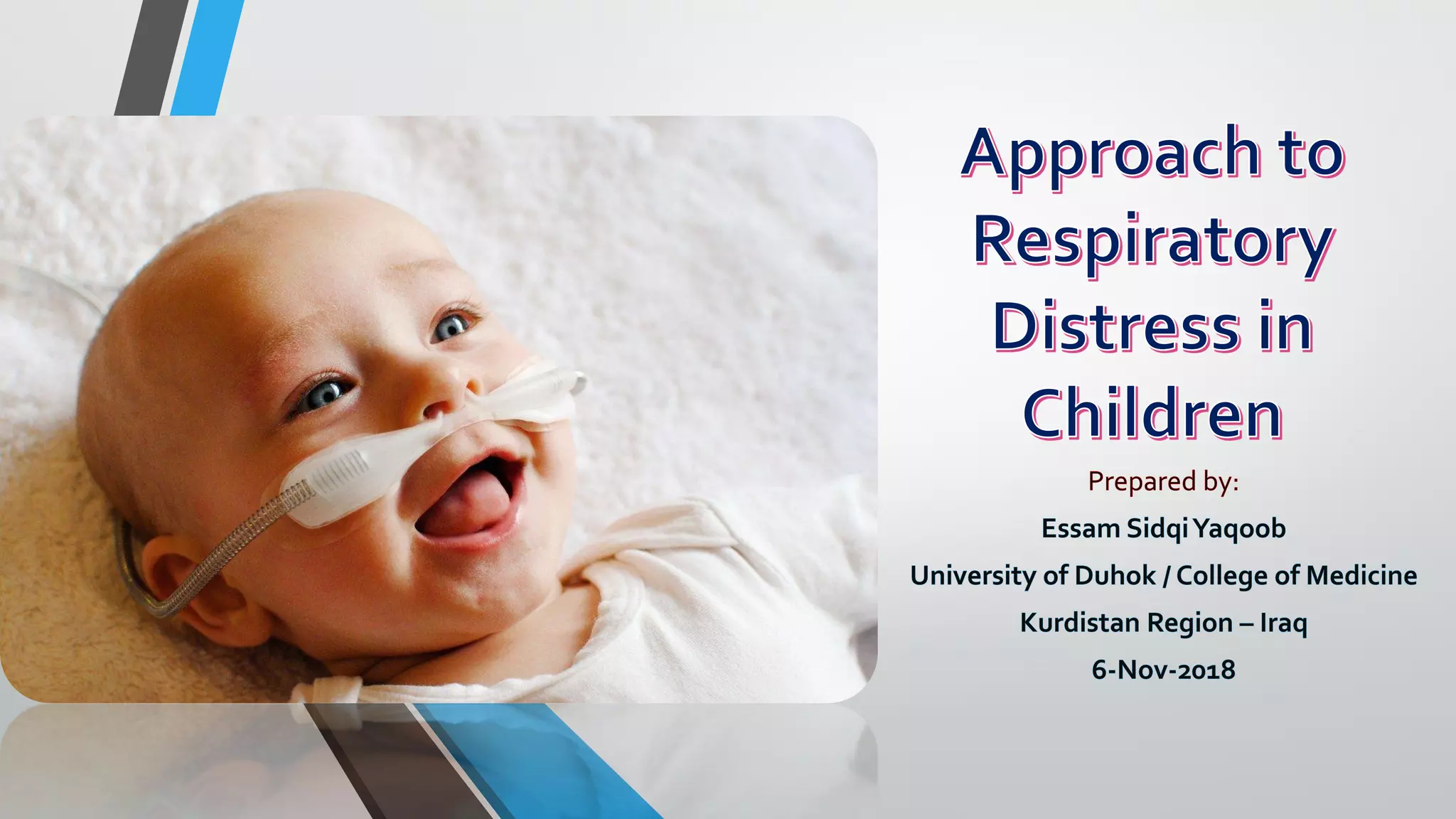 Approach to Respiratory Distress in Children By Essam Sidqi | PDF