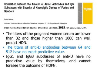 approach to Rh Isoimmunization Maternal and neonatal aspects | Dr ...