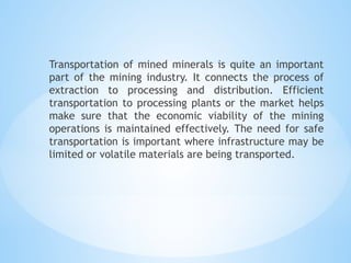 Approach to safe transportation of minerals.pptx