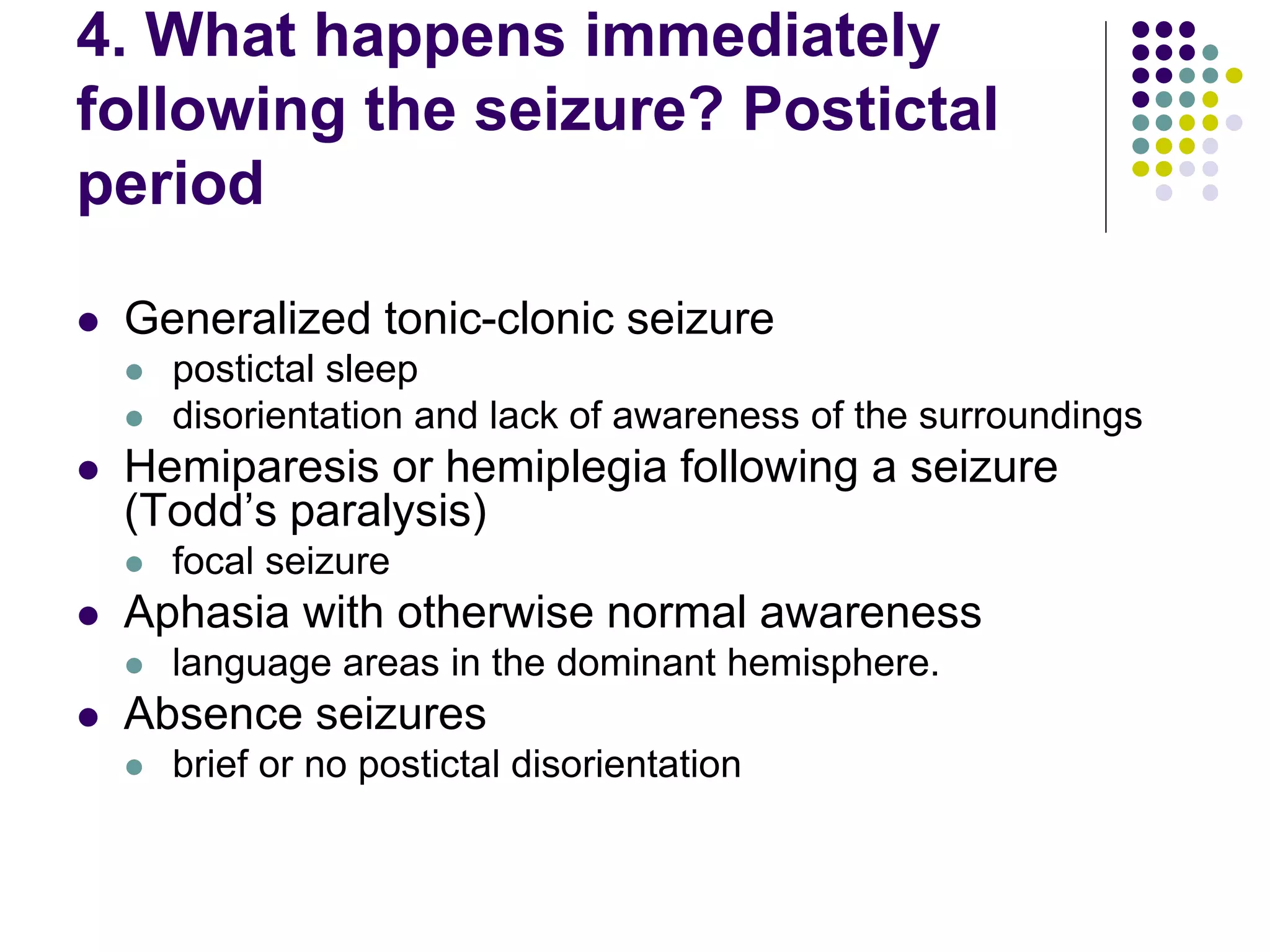Approach to seizure | PPTX | Brain and Nervous System Disorders | Diseases and Conditions