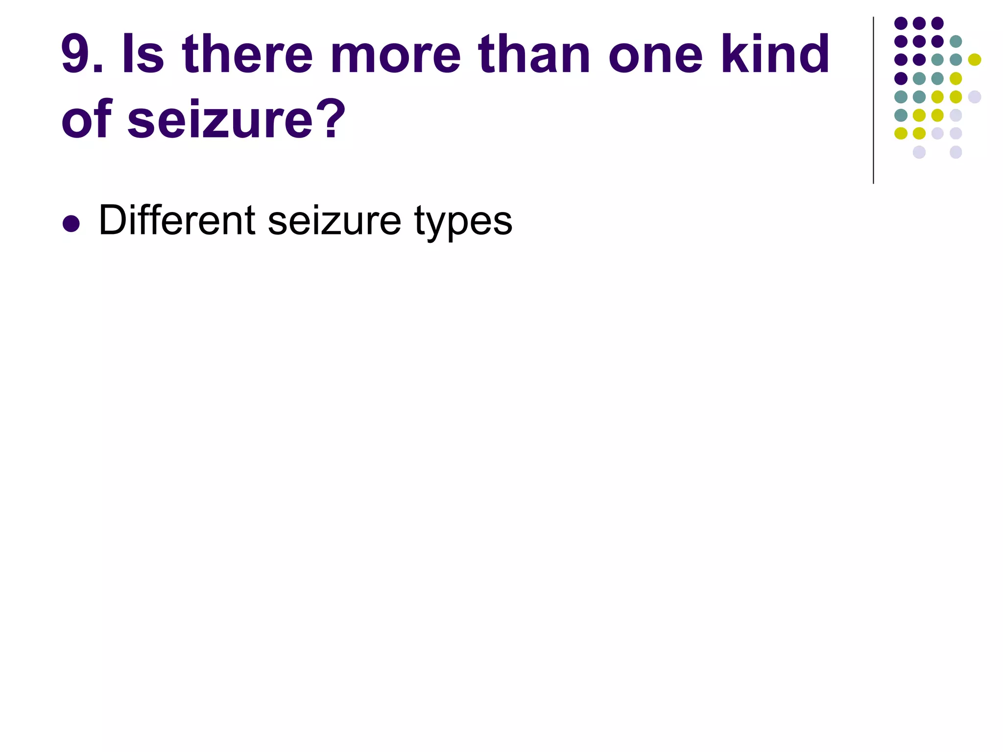 Approach to seizure | PPTX