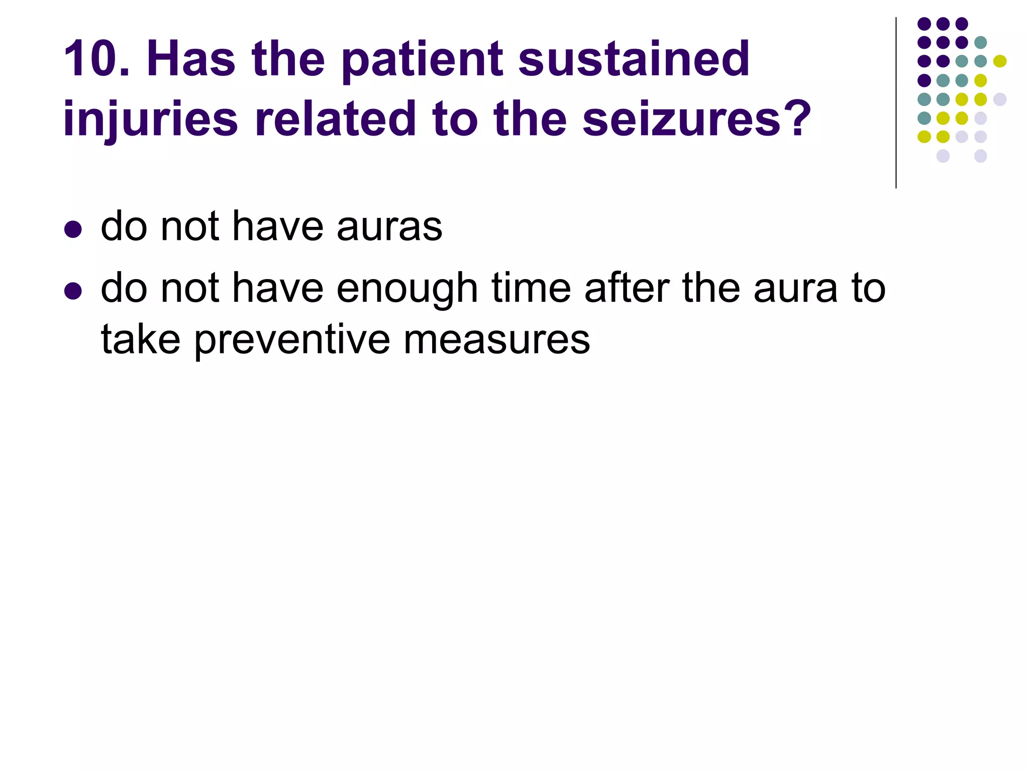 Approach to seizure | PPTX