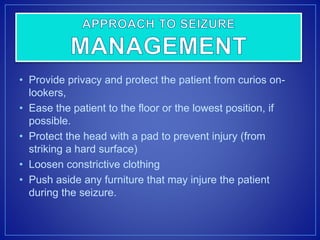 APPROACH TO SEIZURE CME | PPTX