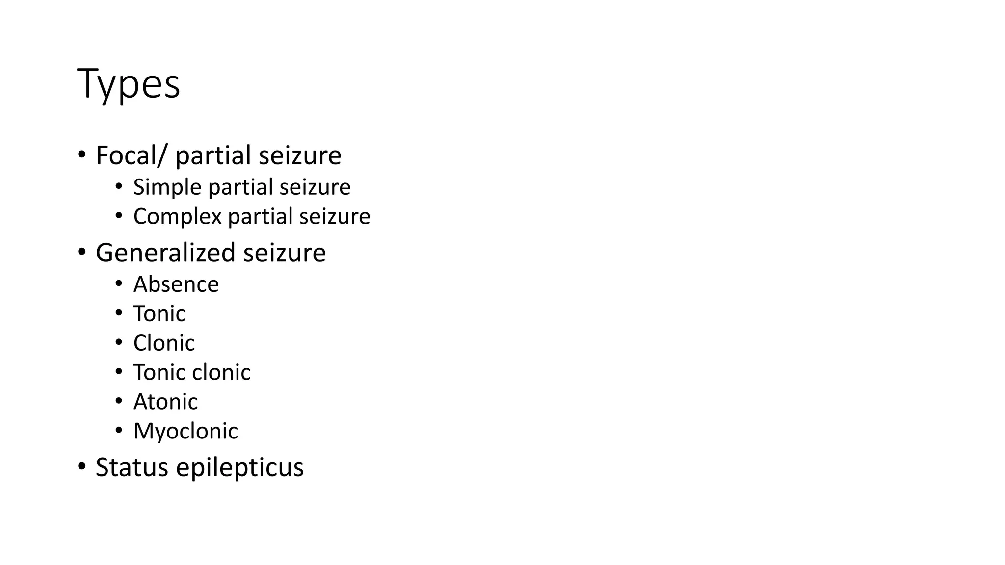 Approach to seizure disorder | PPTX