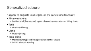 Approach to seizure disorder | PPTX