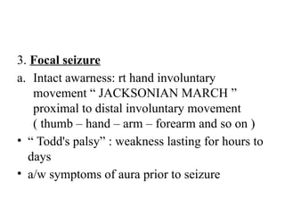Approach to seizure disorder ILAE 2017 EEG | PPTX
