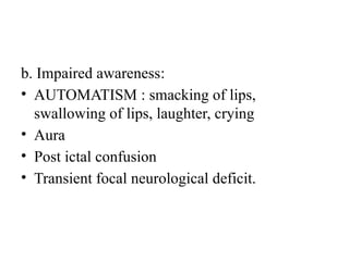 Approach to seizure disorder ILAE 2017 EEG | PPTX