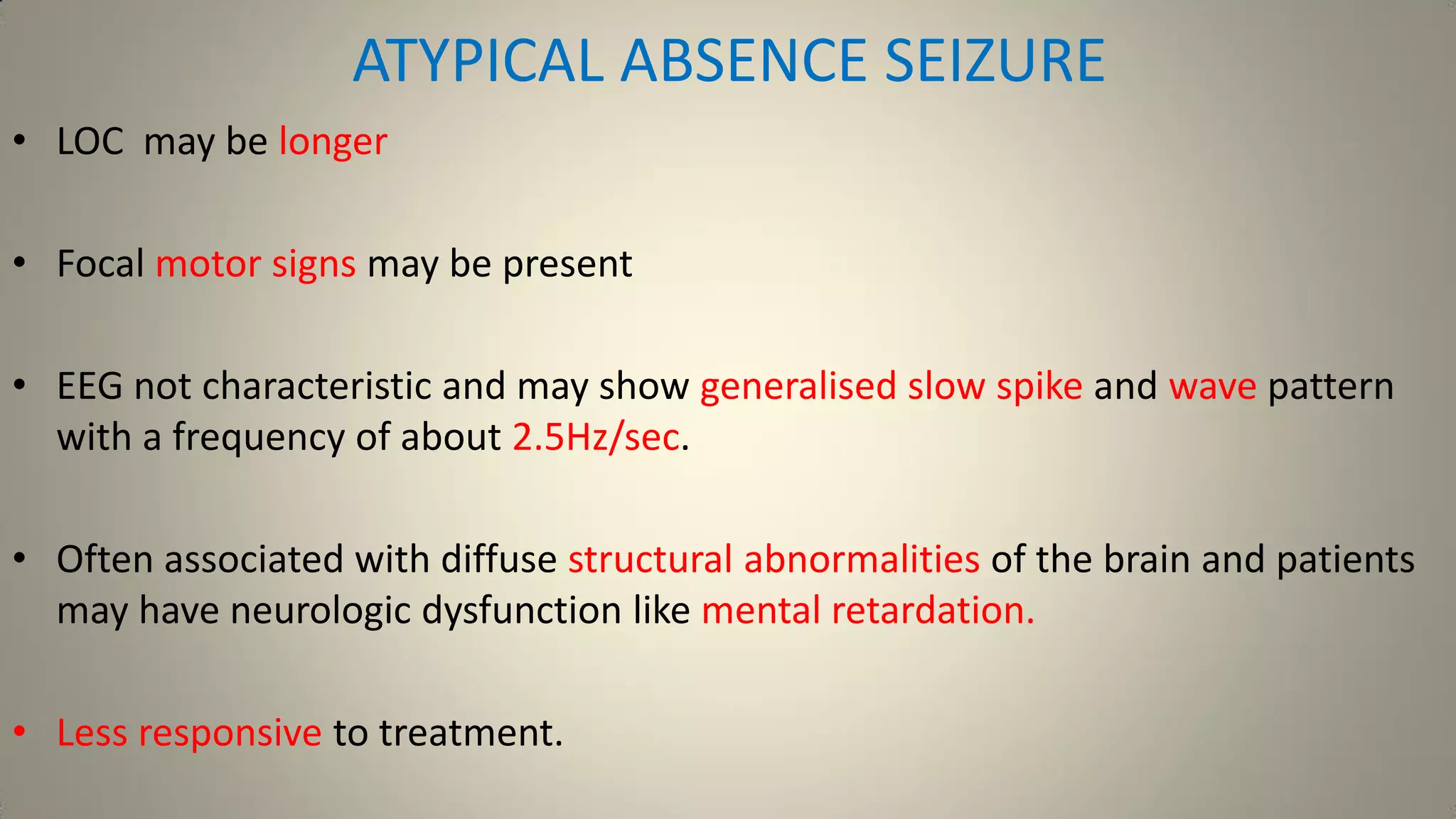 Approach to seizure disorders abhijith | PDF