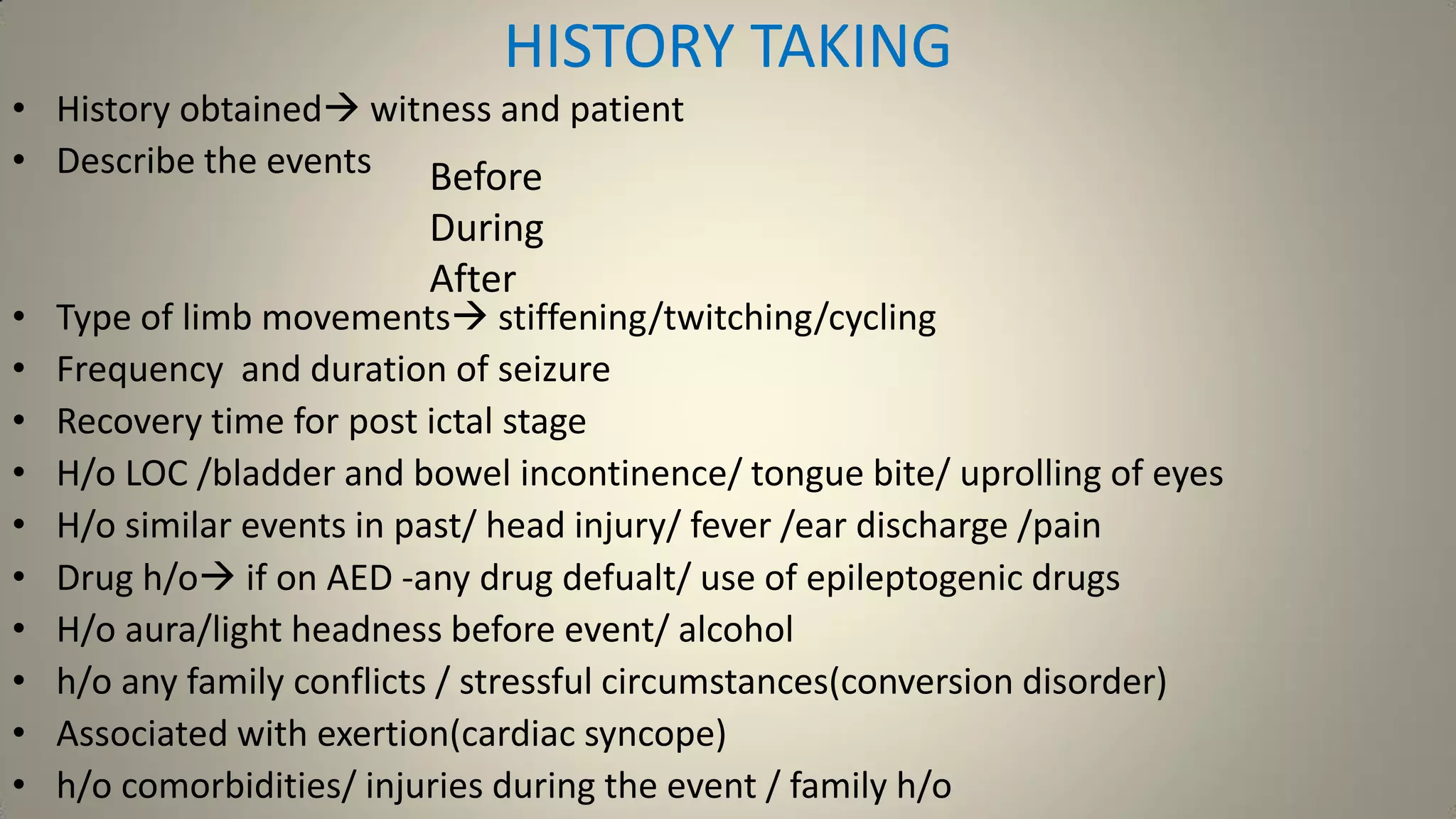 Approach to seizure disorders abhijith | PDF