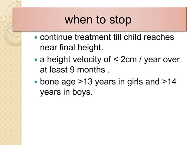 Approach to short stature | PPTX