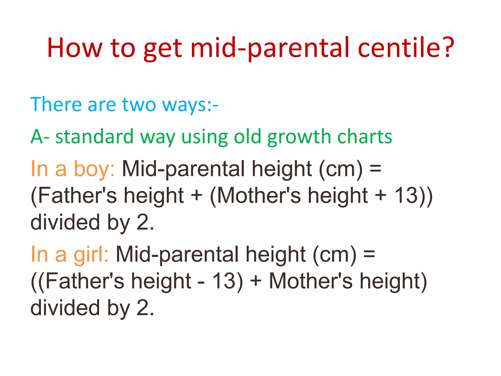 Approach to short stature | PPTX