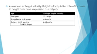 APPROACH TO SHORT STATURE presentation for medical students | PPTX