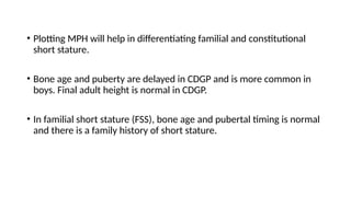 APPROACH TO SHORT STATURE ppt high yield | PPTX