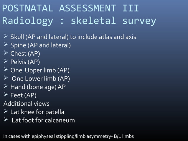 Approach to skeletal dysplasia | PPT | Bone and Joint Conditions ...