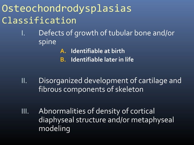Approach to skeletal dysplasia | PPT | Bone and Joint Conditions ...