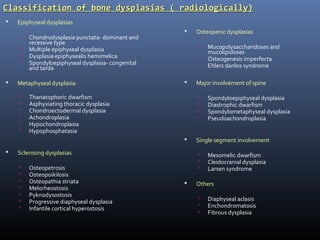 Approach to skeletal dysplasia | PPT