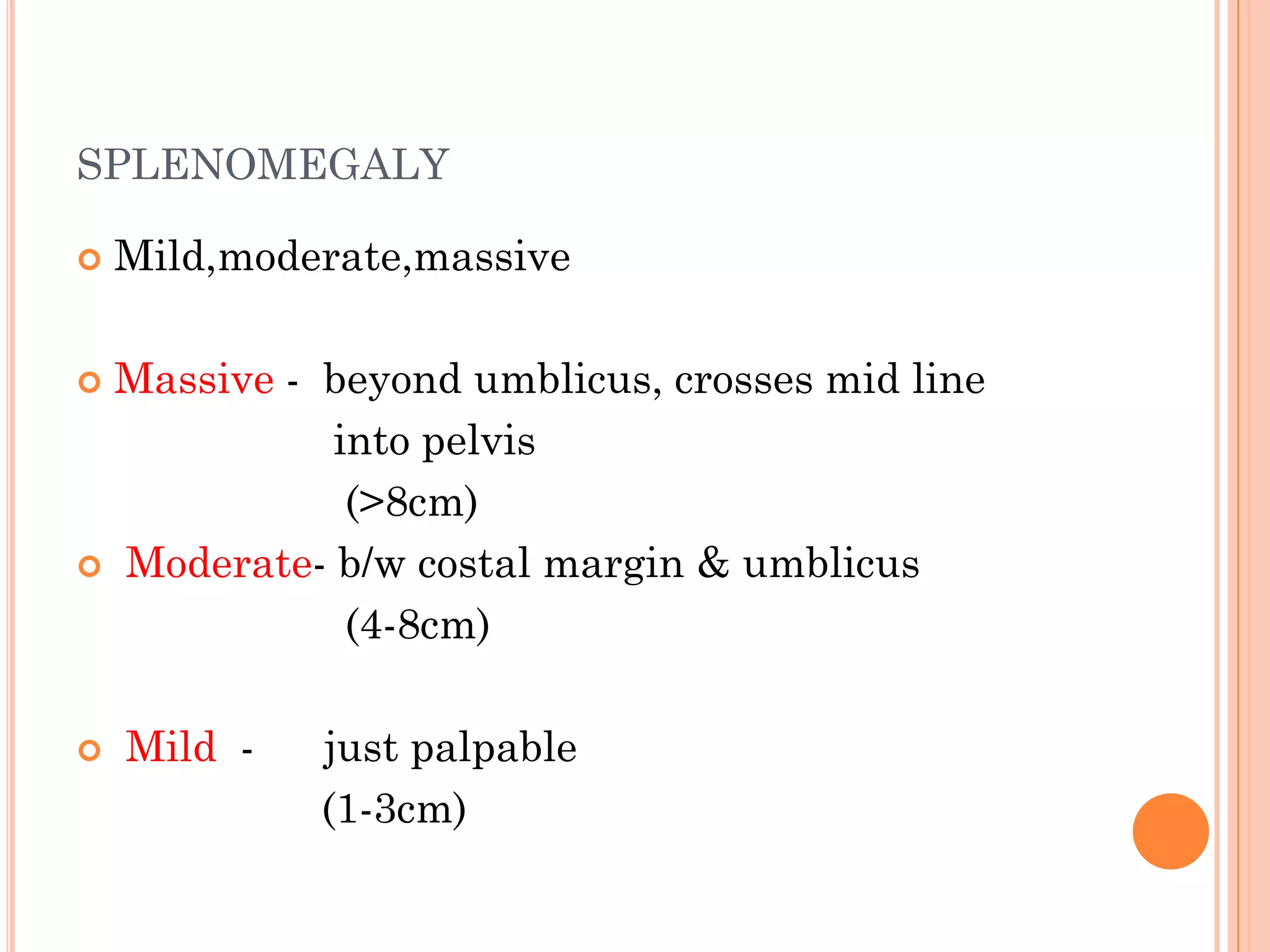 Approach to splenomegaly | PPTX