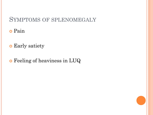Approach to splenomegaly | PPTX | Blood Disorders | Diseases and Conditions