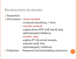 Approach to splenomegaly | PPTX