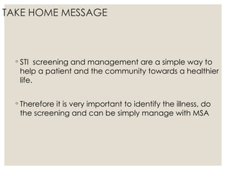 approach to STI and its management in a nutshell | PPTX