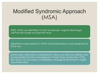 approach to STI and its management in a nutshell | PPTX