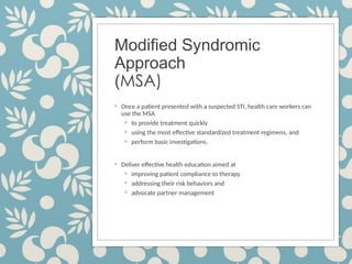 approach to STI and its management in a nutshell | PPTX